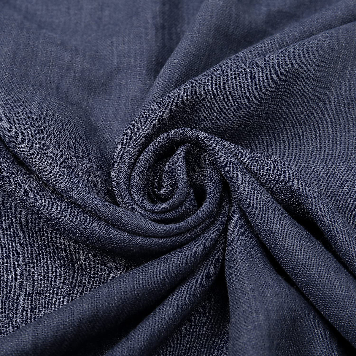 Yeieeo Linen Scarf for Women Large Hijab Plain Colors Cotton Linen Hijabs