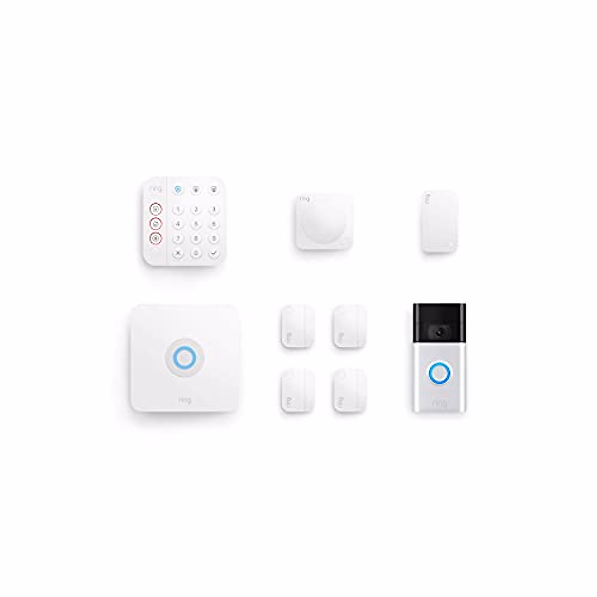 Ring Alarm 8-Piece Kit (2nd Gen) with Ring Video Doorbell (2020 release)