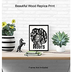 Black Art - African American Art - Black women famous African Americans - Black pride Classroom Decorations - Black History Month Poster - Afro Black Culture Wall Art & Decor - Black Girl Magic 8x10