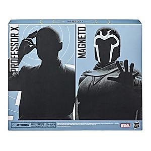 Marvel Hasbro Legends Series X-Men Magneto and Professor X 6-inch Collectible Action Figures Toys, Ages 14 and Up