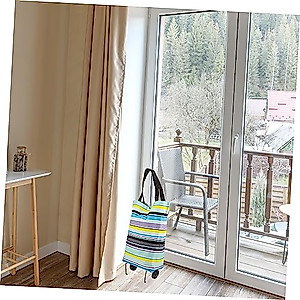 ULTECHNOVO Suitcase Oxford Cloth Shopping Telescopic