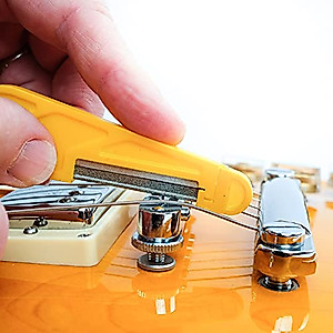 MusicNomad Diamond Coated Nut File Complete Shop Set - 16 pc. w/Storage Case + Cleaning Brush