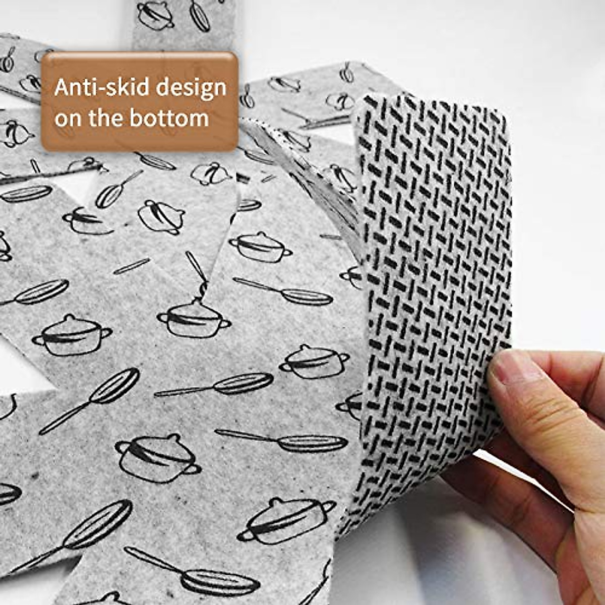 3Pcs Pot and Pan Protectors,3 Different Size Anti-Slip Pan Protectors for Stacking ，Use for Storing Pots, Pans, Frying Pans, Bowls or Other Cooking Utensils(11" × 11"/14" × 14"/15" × 15")