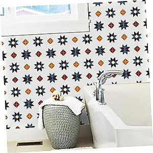 OSALADI 4pcs Stickers Color Stickers Peel and Stick Vinyl Planks Peel and Stick Vinyl Plank Flooring Sticky Tiles Floor Tile Sticker Square Sticker Bathroom Tile Sticker Mural