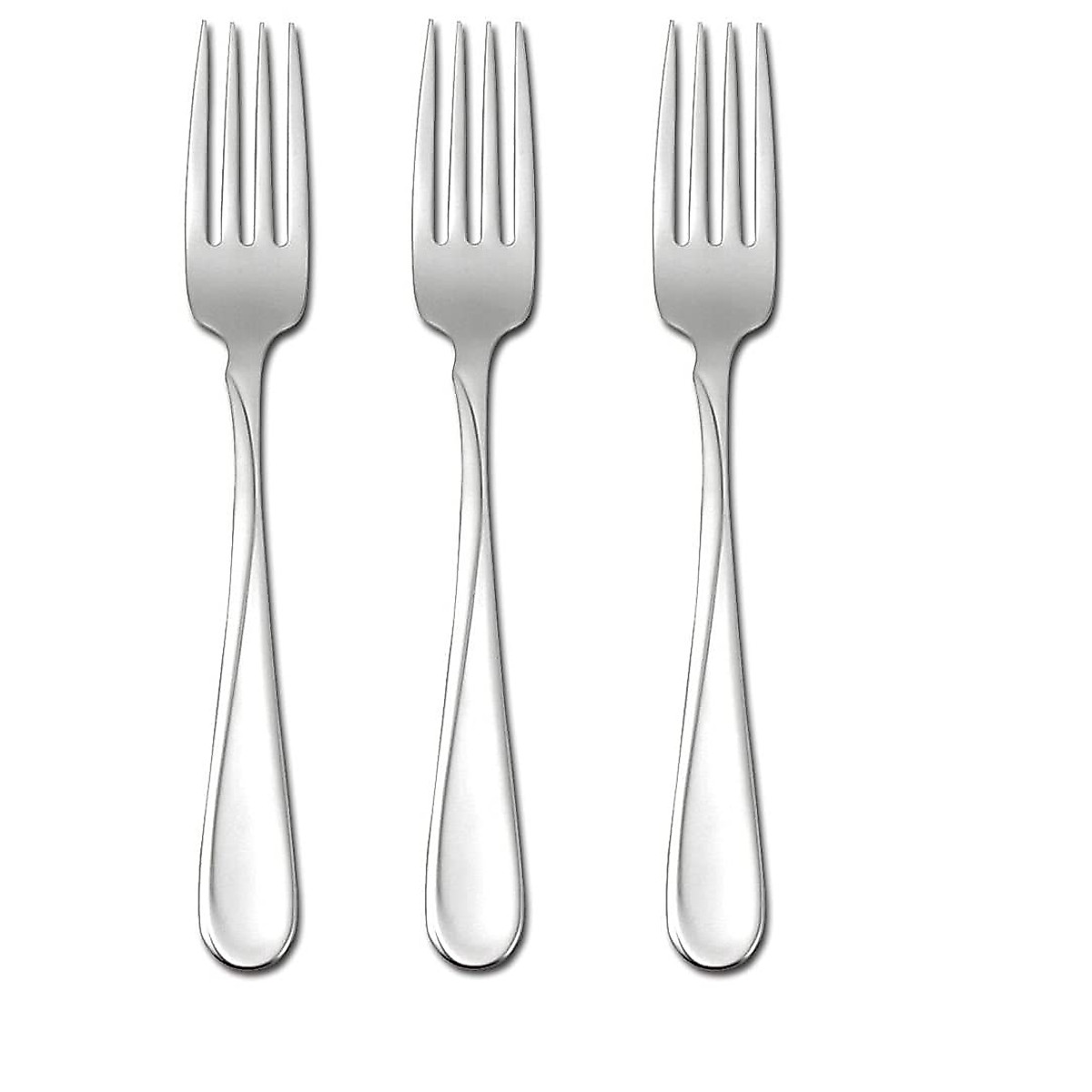 Oneida Flatware Flight, Teaspoons, Set of 6 & Flight Dinner Forks, Set of 6