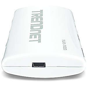 TRENDnet USB 2.0 7-Port High Speed Hub, 5V/2A Power Adapter, Up to 480 Mbps USB 2.0 Connection Speeds, 10 Watts Total Power, Compatible with Windows, Mac, and Linux, White, TU2-700