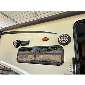 Custom Install Parts Pair of 6.5" Install Universal Angled Speaker Enclosures Boxes Pods Surface Mount