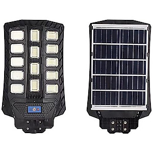 BVFNKQSC Outdoor Waterproof Solar Street Light, 800W Solar Parking lot Light, LED Wide-Angle Light, with Motion Sensor IP67 Waterproof Commercial Lighting,800W