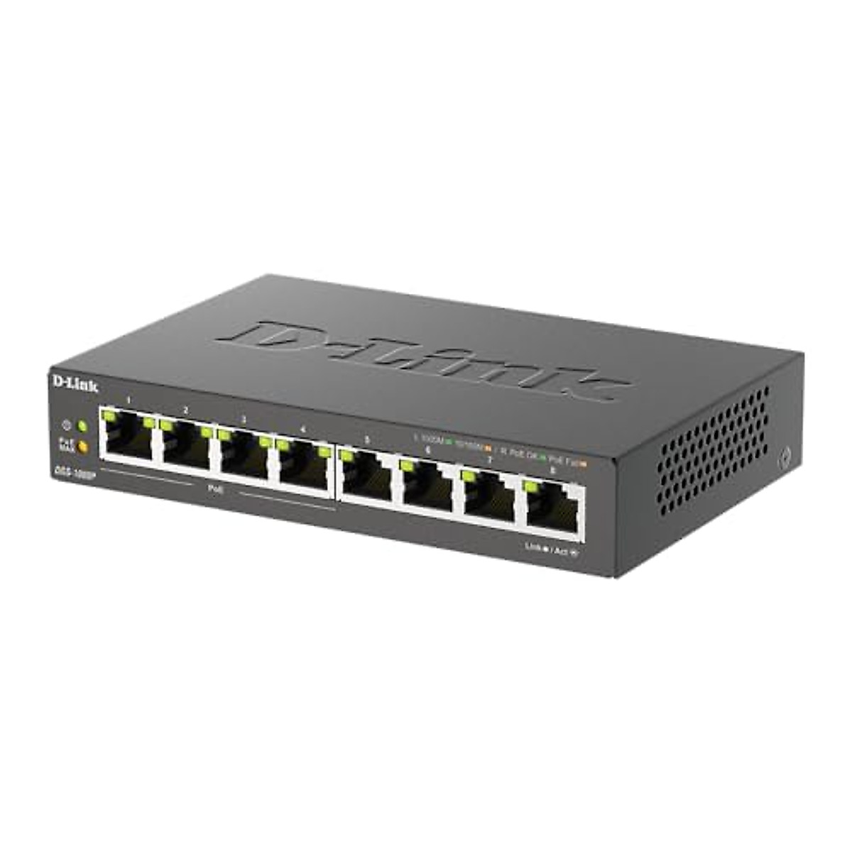 8-Port Gigabit Switch w/PoE