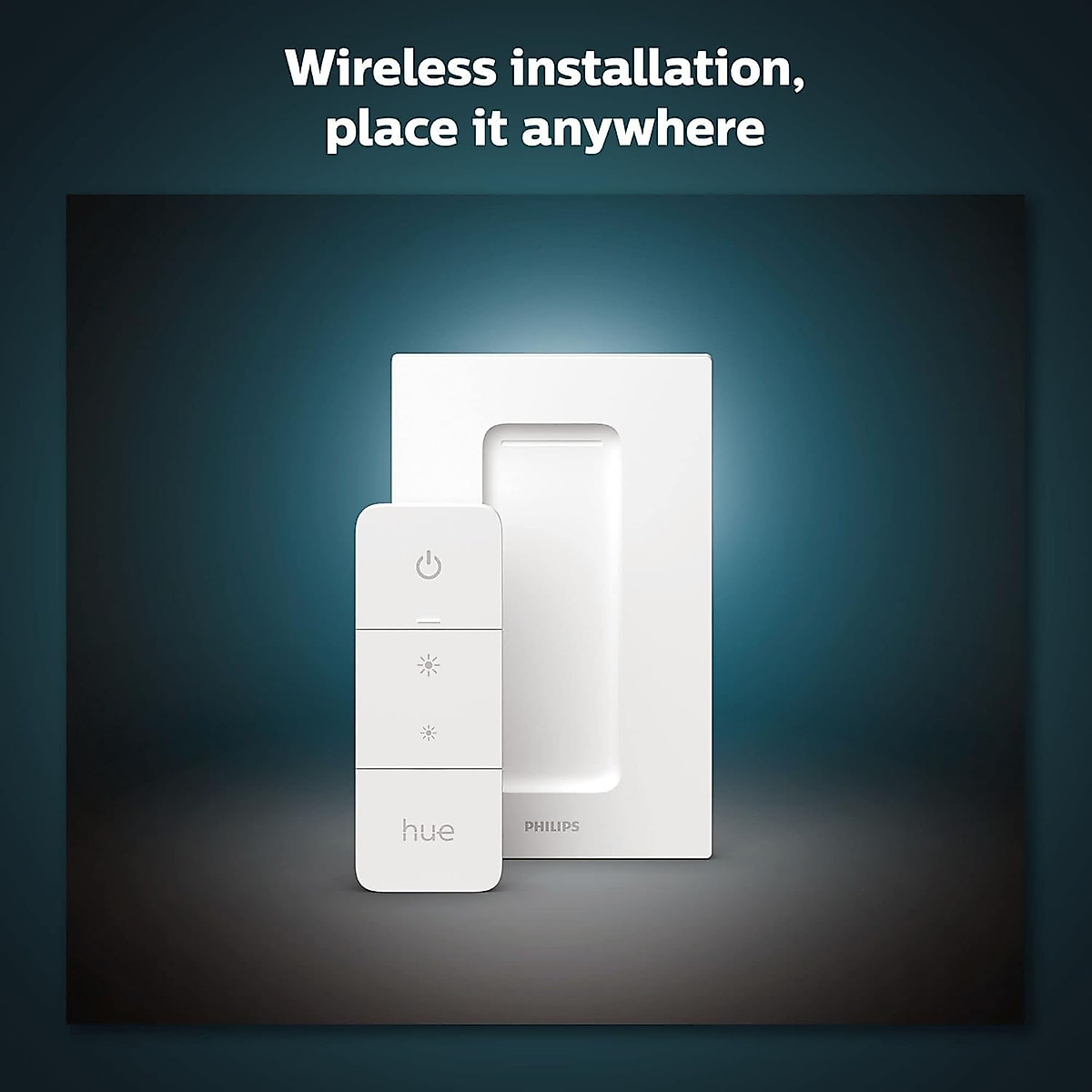 Philips Hue Wall Switch Module, Keeps Hue Smart Lights Reachable When Switch is Off (White 2-Pack), Requires Hue Lights and Hue Bridge