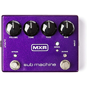 Briskdrop MXR M225 Sub Machine Fuzz Guitar Effects Pedal Bundle with MXR Instrument Cable and 2 Patch Cables M225bundle1 0