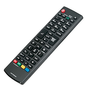 AKB75095363 sub AKB73975763 Replace Remote Control fit for LG TV Digital Signage Display 32SM5D 32SM5KC 42LS73C 42LS75A 42LS75C 43SM3B 43SM3C 47LV35A 49LS73C 49LS75A 49LS75C 55LS73C 55LS75A 55LS75C