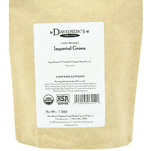 Davidson's Organics, Imperial Green, Loose Leaf Tea, 16-Ounce Bag