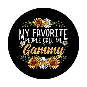 My Favorite People Call Me Gammy Thanksgiving Gifts PopSockets Grip and Stand for Phones and Tablets