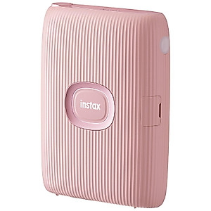 Fujifilm Instax Mini Link Instant Smartphone Printer (Dusky Pink) with Instax Film Pack (2 Items)