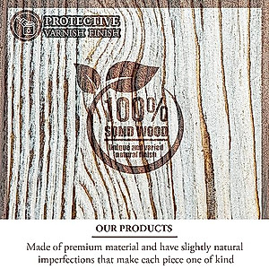 MyGift Wall Mounted Shabby White Washed Wood and Industrial Matte Black Metal Pipe Valet Bar, Clothing Hanger Rack with 4 Garment Hanging Hooks, Set of 2