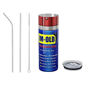 WD40 Dirty Pattern Thermos Cup,Funny Oil Fuel Filter Dirty Pattern 20oz Cup,Insulated Stainless Steel Tumbler With Lid IMOLD