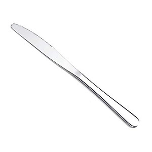 Dinner Knives Set Of 6, Berglander Stainless Steel Shiny Mirror Dinner Knife, Butter Knife Spreader Table Knives Sturdy And Dishwasher Safe