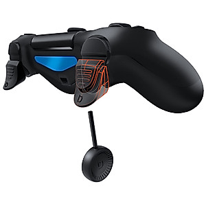 Bionik Quickshot Pro: Customizable Trigger Enhancement Kit Designed for PlayStation 4 Dualshock Controllers -Improved Ergonomics - PlayStation 4