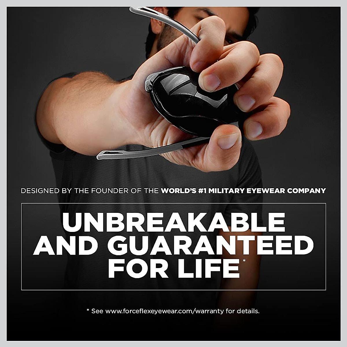 FORCEFLEX Havoc | Unbreakable Sports and Running Sunglasses for Men and Women