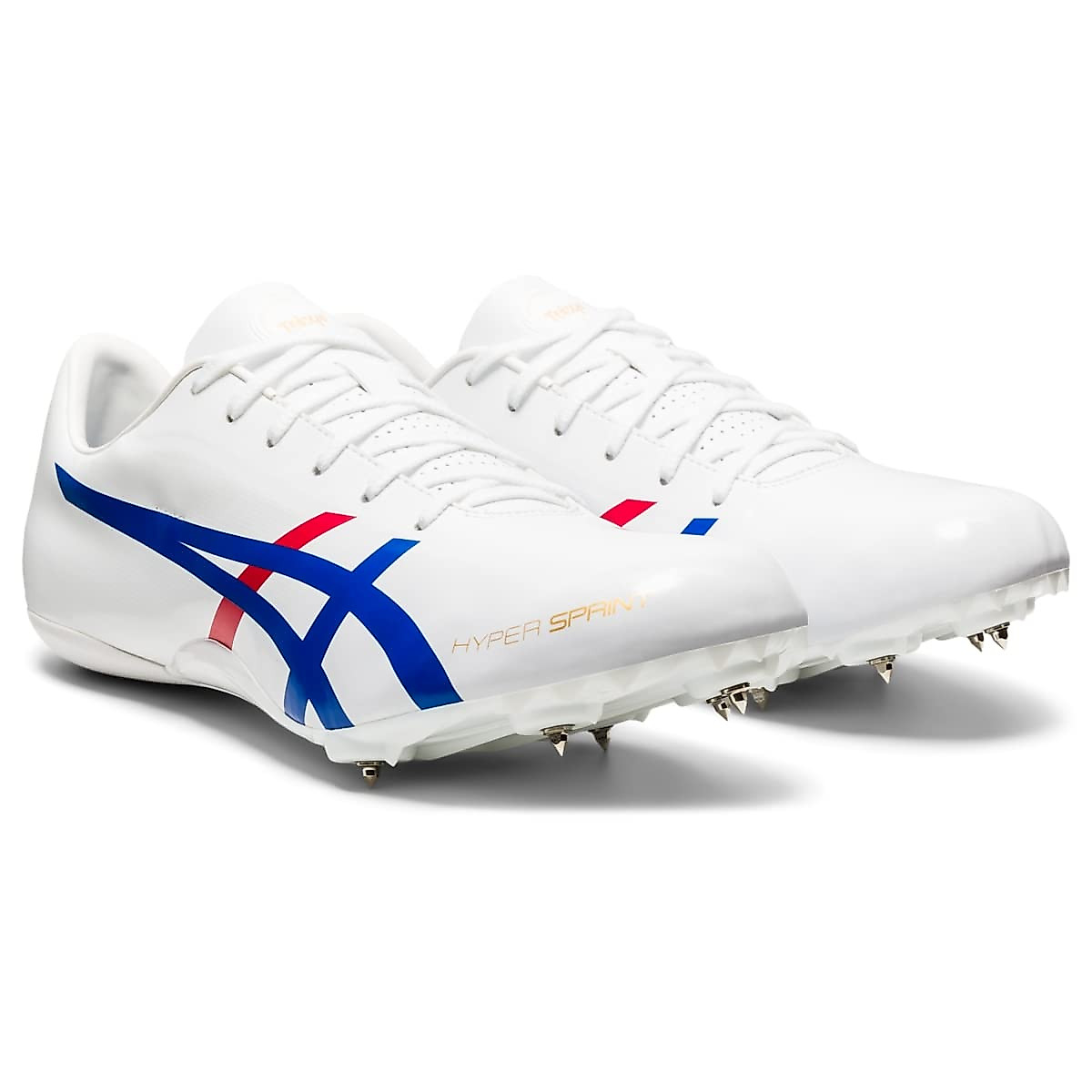 ASICS Unisex Hypersprint 7 Track & Field Shoes, 12.5, White/ASICS Blue