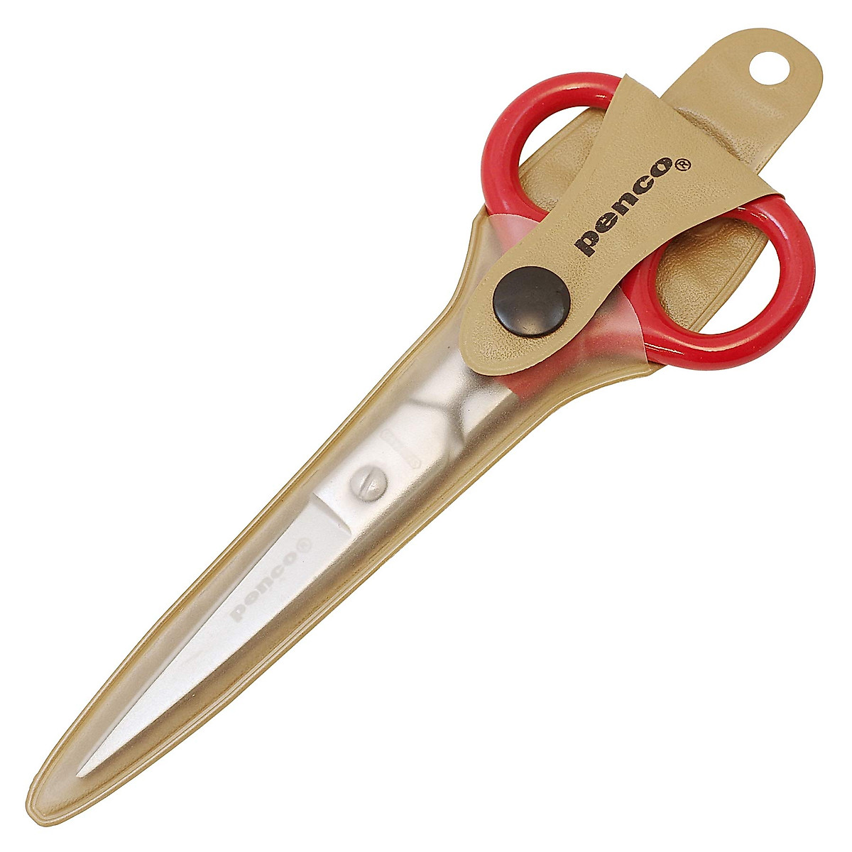 High Tide Penco Scissors, Stainless Steel Scissors Red DP177