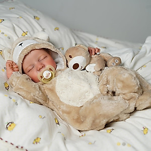 BABESIDE Lifelike Reborn Baby Dolls Boy - 17-Inch Baby Soft Body Realistic-Newborn Baby Doll Full Body Vinyl Real Life Baby Dolls with Toy Accessories