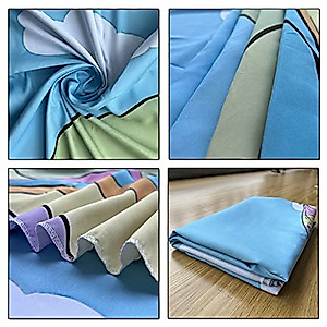 7x5ft Birthday Photography Backdrops Blue Sky Balloons White Clouds Background for 1st Adventure Baby Show Table Banner Decor