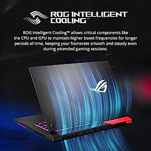 ASUS ROG Strix G15 Gaming Laptop, 15.6" QHD 165Hz Display, AMD Ryzen 9 5980HX, 64GB RAM, 2TB PCIe SSD, RGB Backlit Keyboard, Radeon RX 6800M, Win 11 Pro, Black, 128GB Hotface Extension Set