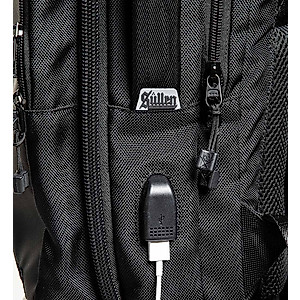 Sullen Blaq Paq Prime Tattoo Art Travel Lifestyle Backpack Bag - Black