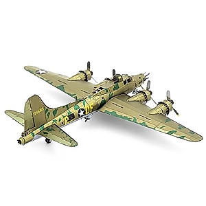 Metal Earth B-17 Flying Fortress Color 3D Metal Model Kit Fascinations