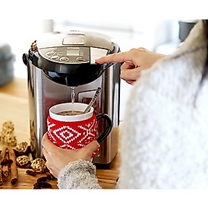 Tiger PDU-A30U-K Electric Water Boiler and Warmer, Stainless Black, 3.0-Liter