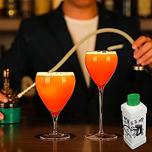 narratorbook Cocktail Smoker Kit Portable Smoking Gun Food Smoker Smoke Infuser for Drinks Molecular Bubble Water Sprayer Handheld Drink Smoker Kit for Bar Kitchen