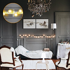 Qunclay 100 Pieces LED Light Hangers LED Light Clips Strip LED Light Holder Clear Tape Clamp Outdoor Light Fixed Clips with 200 Pieces Screws for 12 mm Wide Ip67/68 Strip Lights