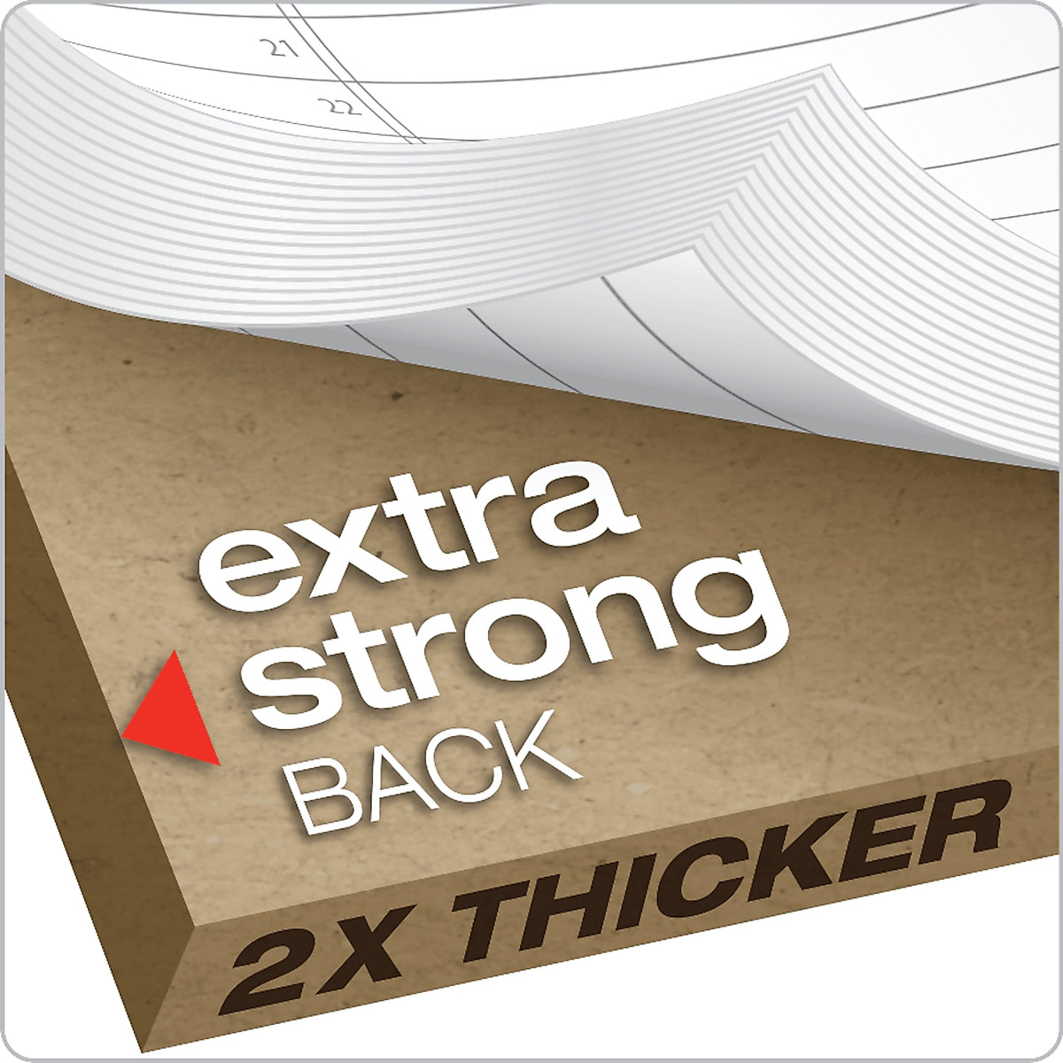 AMPAD Gold Fibre Project Planner, Top-Wire Bound, 8-1/2" x 11-3/4", Project Rule, Navy Cover, 70 Sheets (20-815) , White