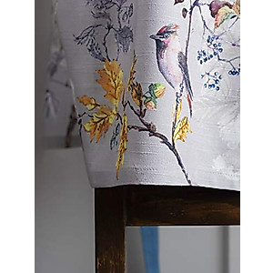 Maison d' Hermine Apron 100% Cotton 1 Piece Adjustable Neck Strap Apron with Center Pocket & Long Ties for Mothers Day Gifts, Chef, Women & Men, Equinoxe (Grey) - Thanksgiving/Christmas(27.50"x31.50")