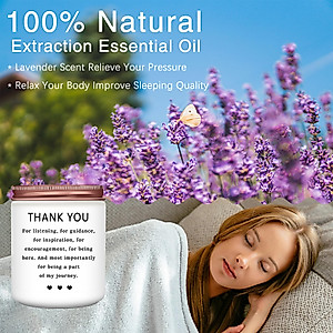 NANOOER Thank You Gifts for Women, Mom, Men, Coworkers, Cool Gifts for Coworkers, Appreciation Gifts for Coworkers, Thank You Candle, Thanksgiving Birthday Christmas Gifts for Women