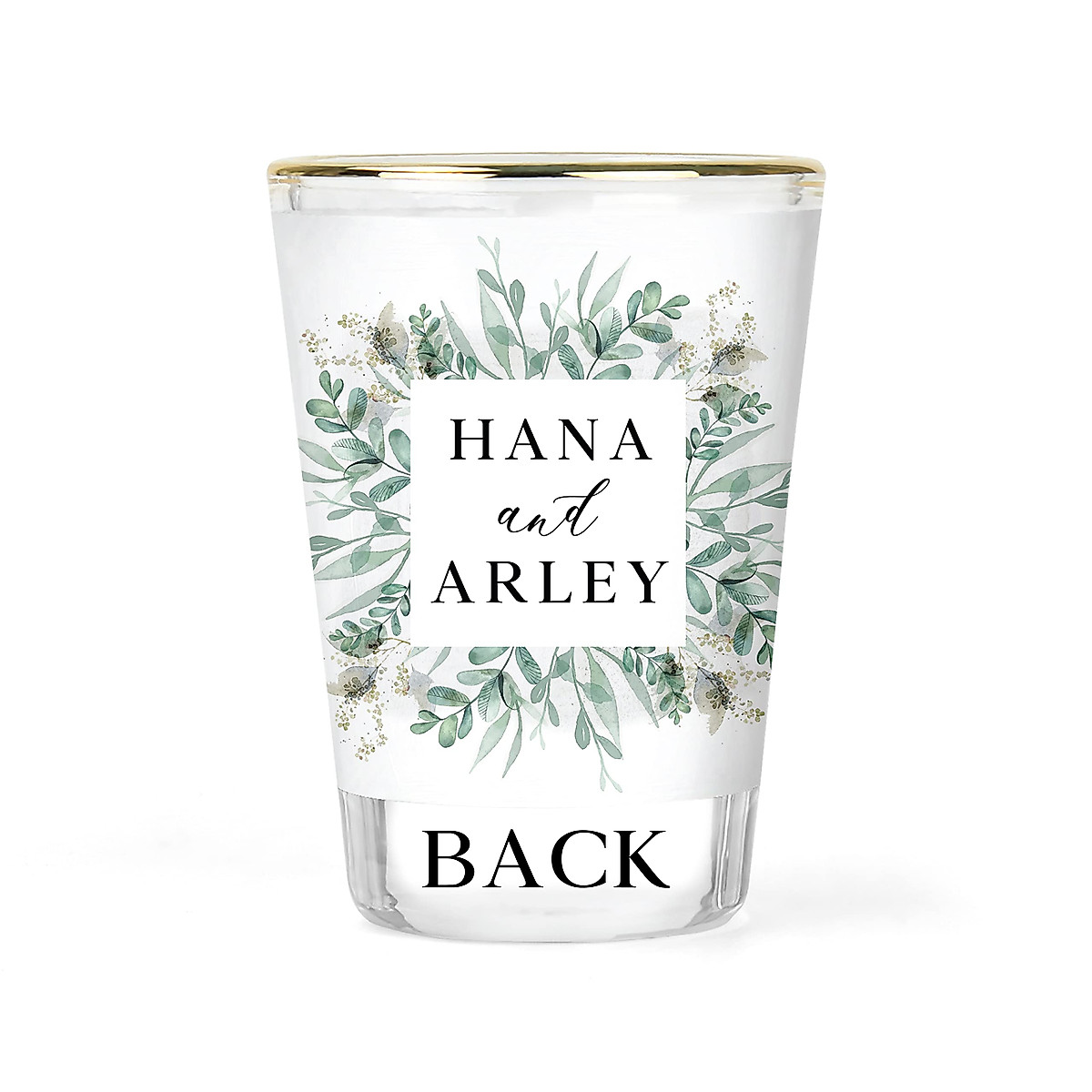 Wedding Shot Glasses - Tied the Knot Shot Glass - Wedding Shot Glass - Custom Wedding Glasses - Personalized Shot Glasses - Shot Glass Set (2 pc.)