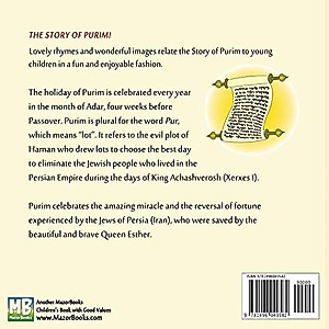 The Purim Story: Picture Books for ages 3-8, Jewish Holidays Series (Jewish Holiday Books for Children)
