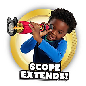 Disney Junior Mickey Mouse Adventure Spyglass with Sounds, Pirate Dress Up and Pretend Play, Kids Toys for Ages 3 Up by Just Play