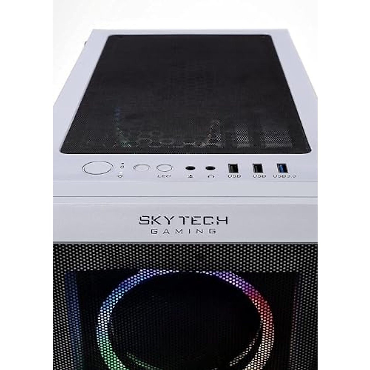 Skytech Chronos Gaming PC Desktop – Intel Core i5 12400F 2.5 GHz, NVIDIA RTX 4060, 1TB NVME SSD, 16GB DDR4 RAM 3200, 650W Gold PSU, 11AC Wi-Fi, Windows 11 Home 64-bit