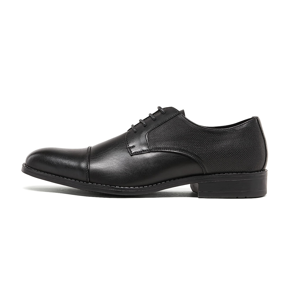 Bruno Marc Men's Oxford Dress Shoes, Black/SBOX222M, Size 7