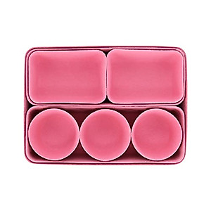 CreekView Home Emporium Basket Organizing Bins - 8pc Felt Fabric Closet Organizer Bin Set - Office Desk Drawer Dividers