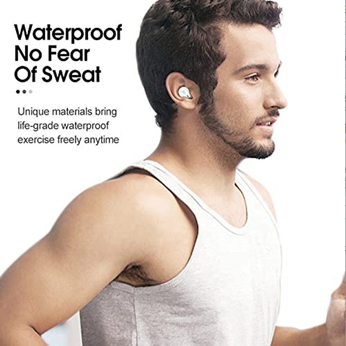 Wireless Dual Ear Bluetooth Headset Motion Waterproof Intelligent Noise ...