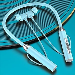 Lanhui Neckband Earbuds Neckband Bluetooth Headphones Around The Neck Bluetooth Headset for Calls, Work, Music, Conference