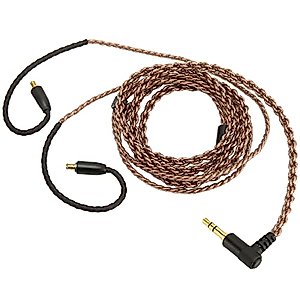 Headphone Replacement Cable, Oxygen-Free Copper Wire Clearer Sound, Reduced Current Noise, Powerful bass and Bright high Sound Suitable for ATH CKS1100 E40 E50 E70 LS200 LS300 LS400 CKR90 CKR90