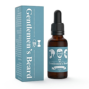 The Gentlemen's Beard Premium Bay Rum Beard Oil - Conditioner Softener - All Natural - Softens, Strengthens and Promotes Beard & Mustache Growth - Leave In Conditioner Moisturizes Skin