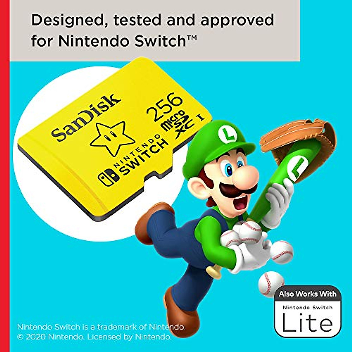 SanDisk 256GB microSDXC-Card, Licensed for Nintendo-Switch - SDSQXAO-256G-GNCZN & 128GB microSDXC-Card, Licensed for Nintendo-Switch - SDSQXAO-128G-GNCZN