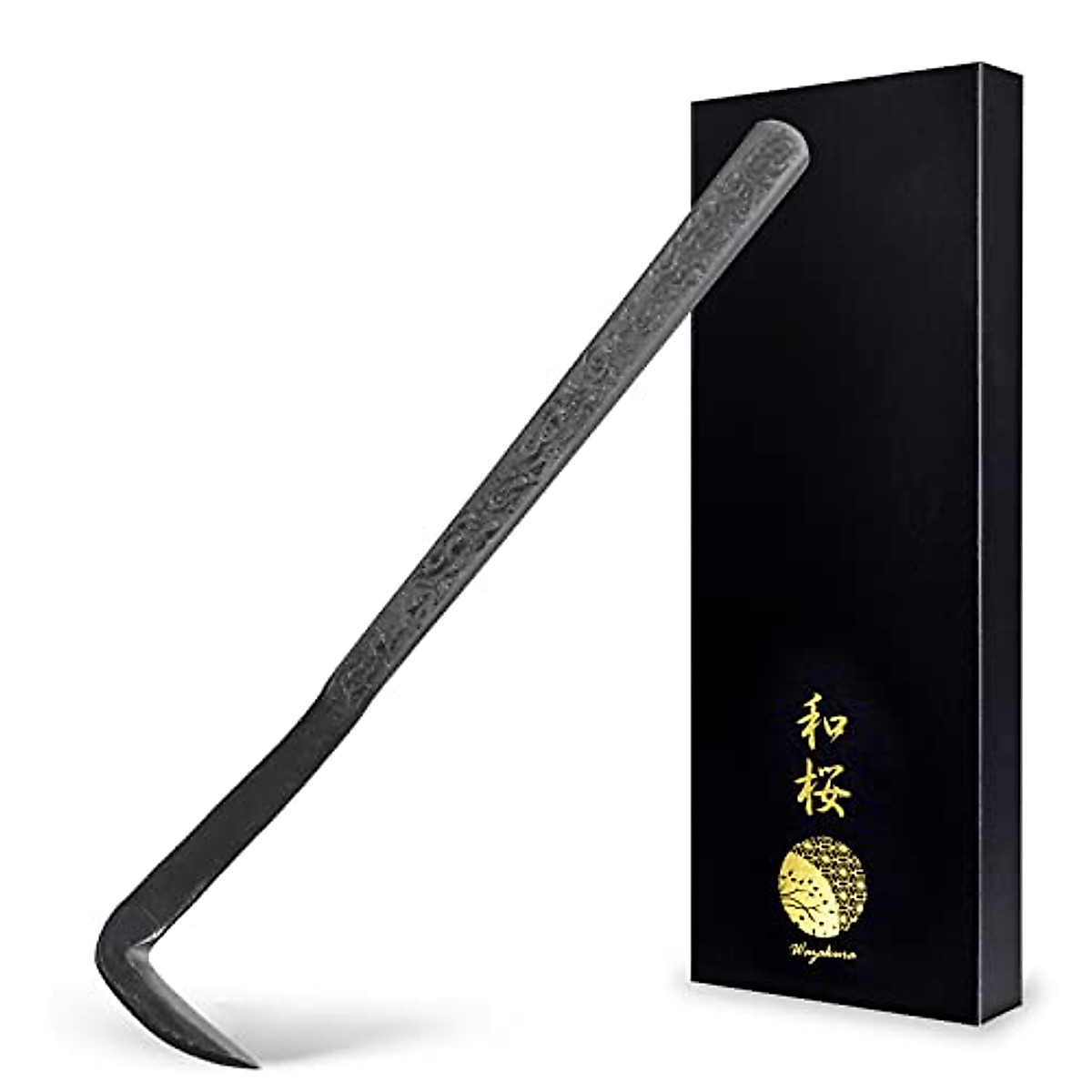 Wazakura Bonsai Scraper Jin Sickle Knife Made in Japan in Carbon Steel, Shari Carving Tool, Japanese Dead Wood and Bark Grafting Cutter