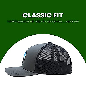 LINDO Trucker Hat - Mountain Sky (Graphite/Black)